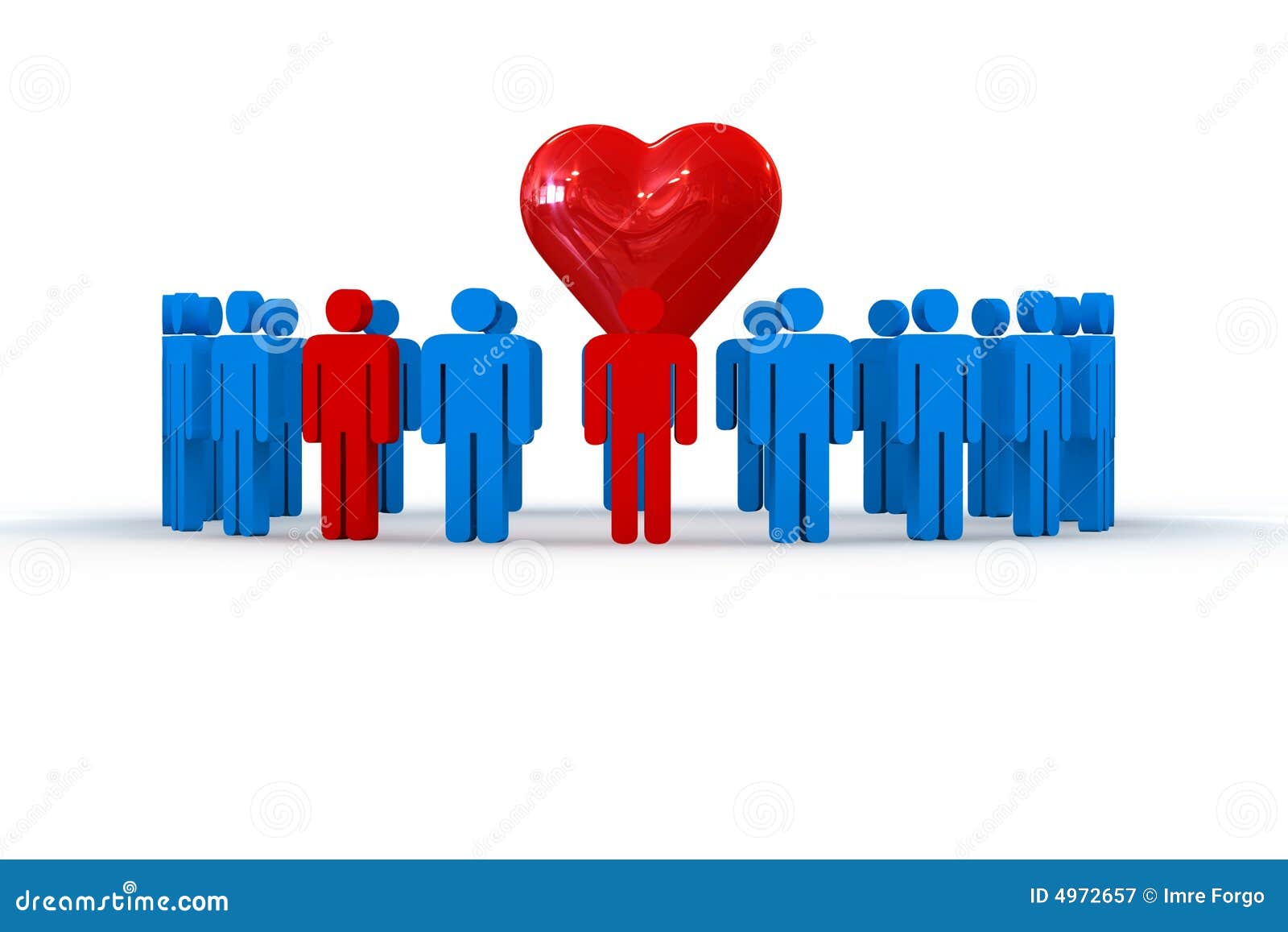 People With Heart Picture. Image: 4972657
