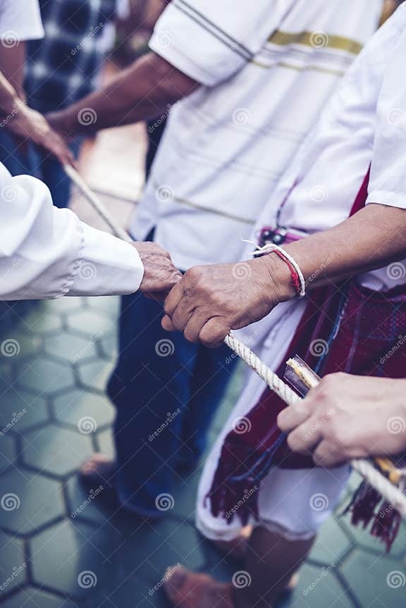 People Help Each Other Pull the Rope with Strength and Unity: the ...