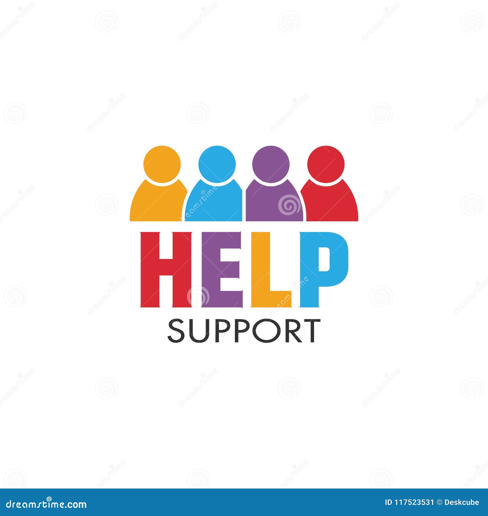 People To Help Others. Vector Illustration Stock Vector - Illustration ...