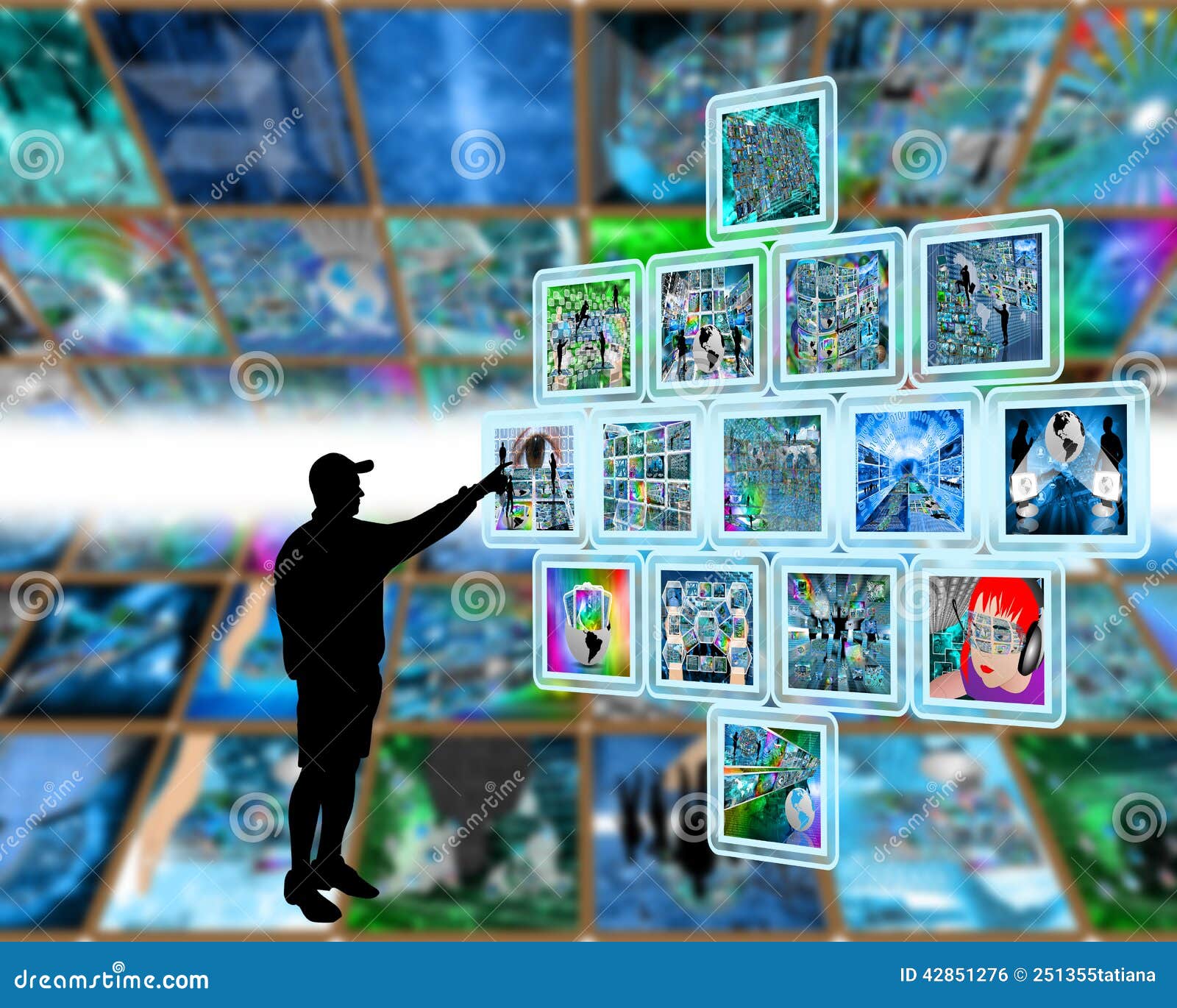 People and high technology stock photo. Image of internet - 42851276