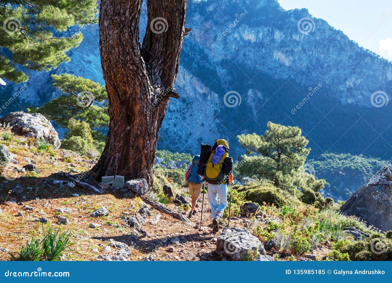 People in hike stock image. Image of discovery, outdoors - 135985185
