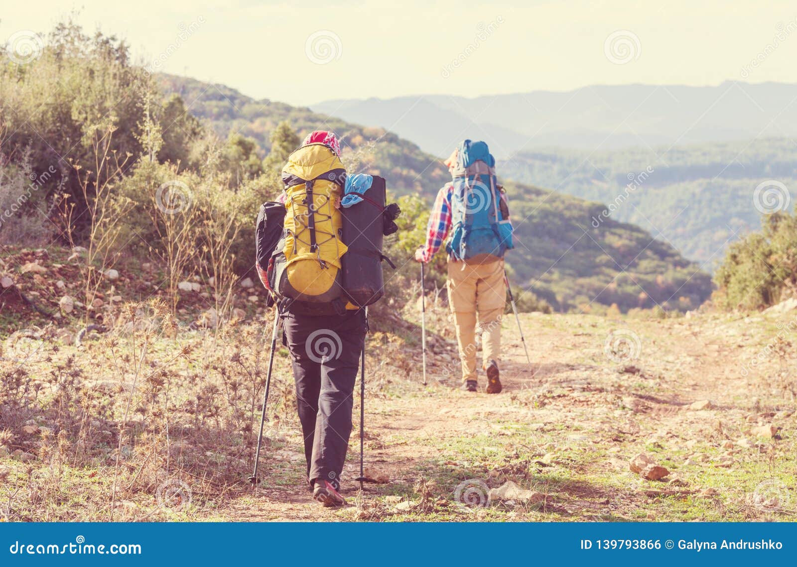 People in hike stock photo. Image of landscape, discovery - 139793866