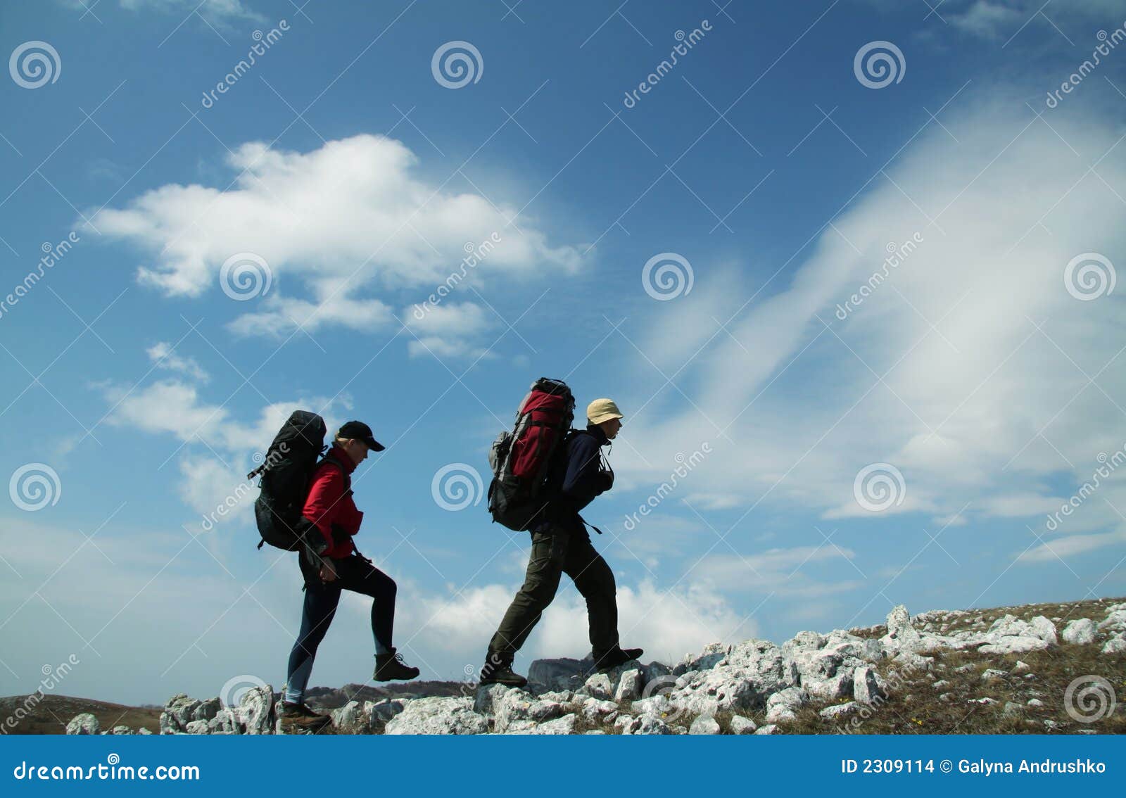 People in hiking stock photo. Image of climber, crimea - 2309114