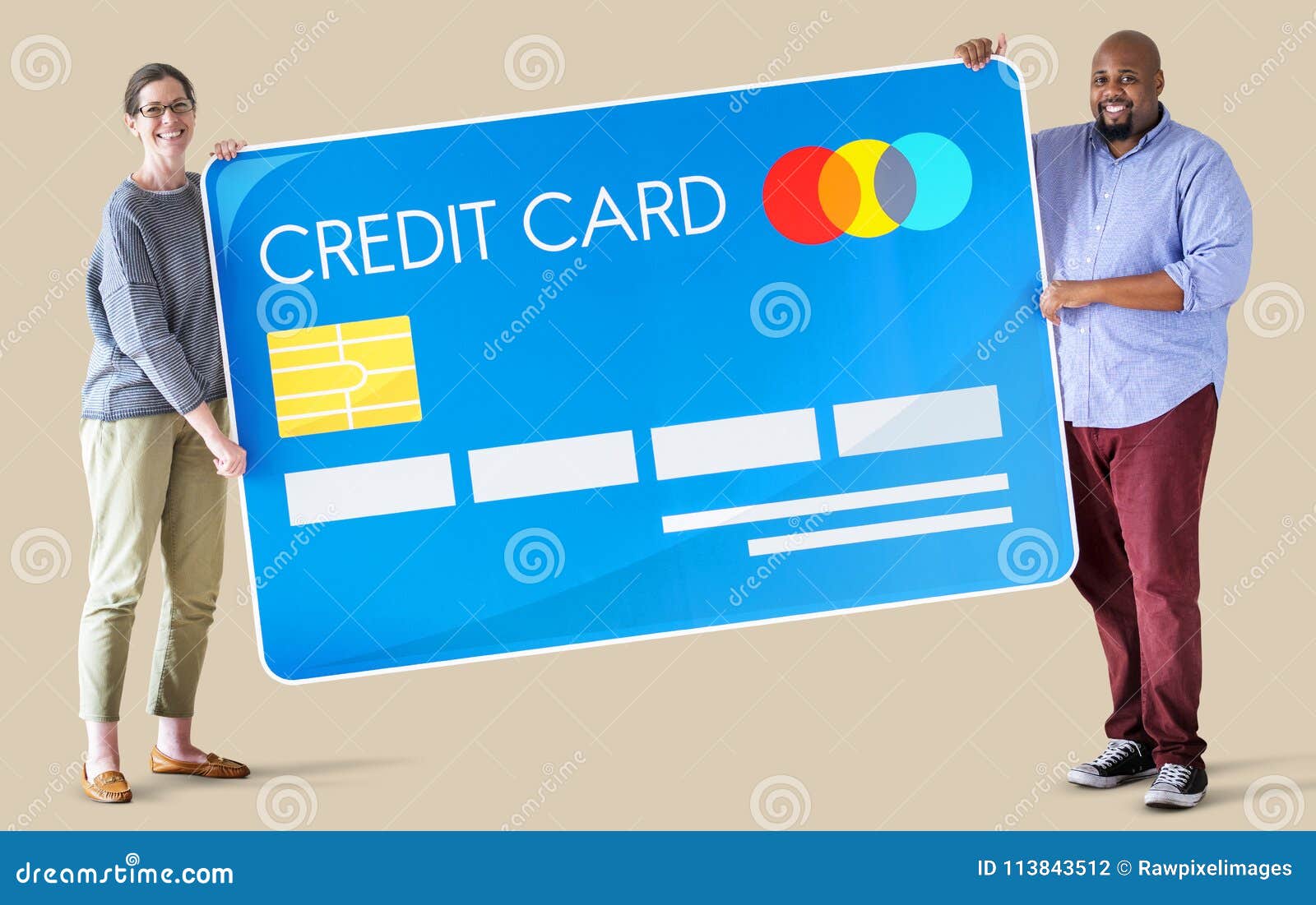People Holding a Credit Card Stock Photo - Image of financial, commerce ...