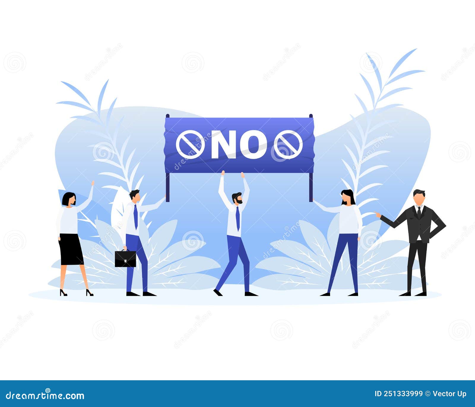 Protest Vector Illustration. Crowd Of Woman Cartoon Characters ...