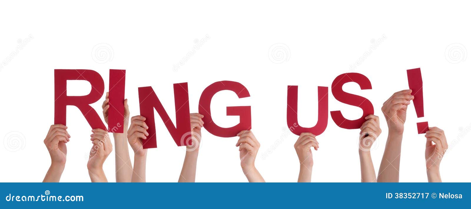 People Holding Ring Us stock image. Image of isolated - 38352717