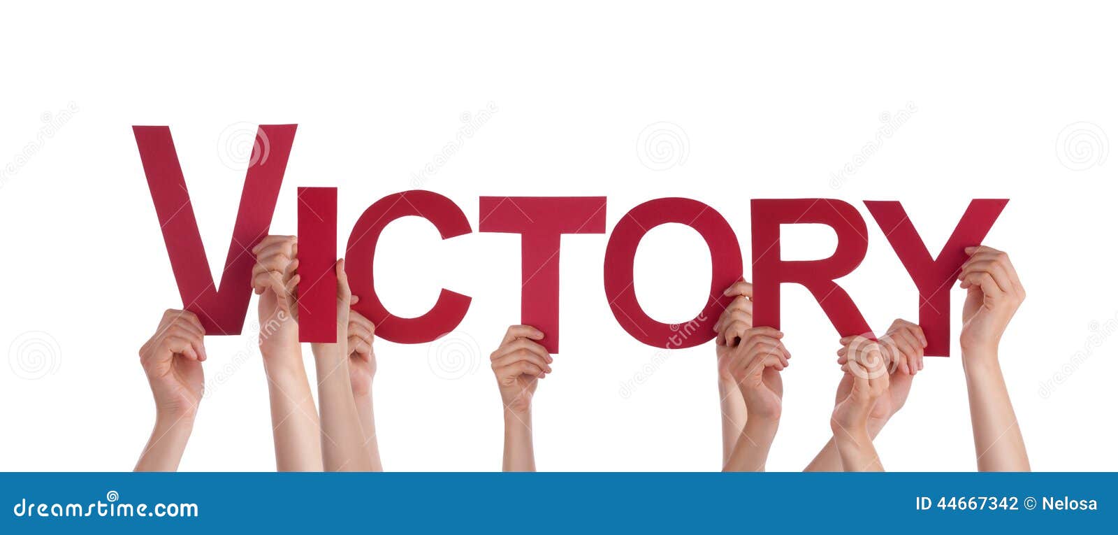 People Holding Victory stock photo. Image of hands, luck - 44667342