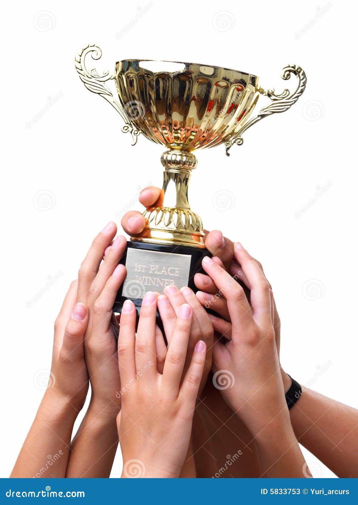 People holding winning cup stock image. Image of celebrate - 5833753
