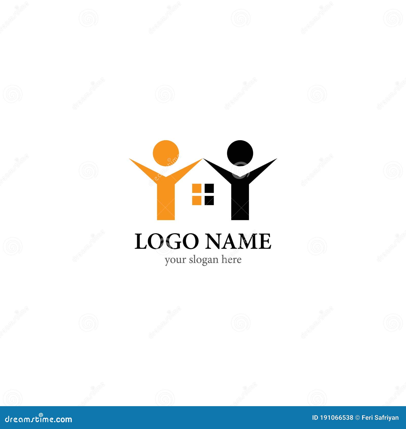 People house logo template stock illustration. Illustration of house ...