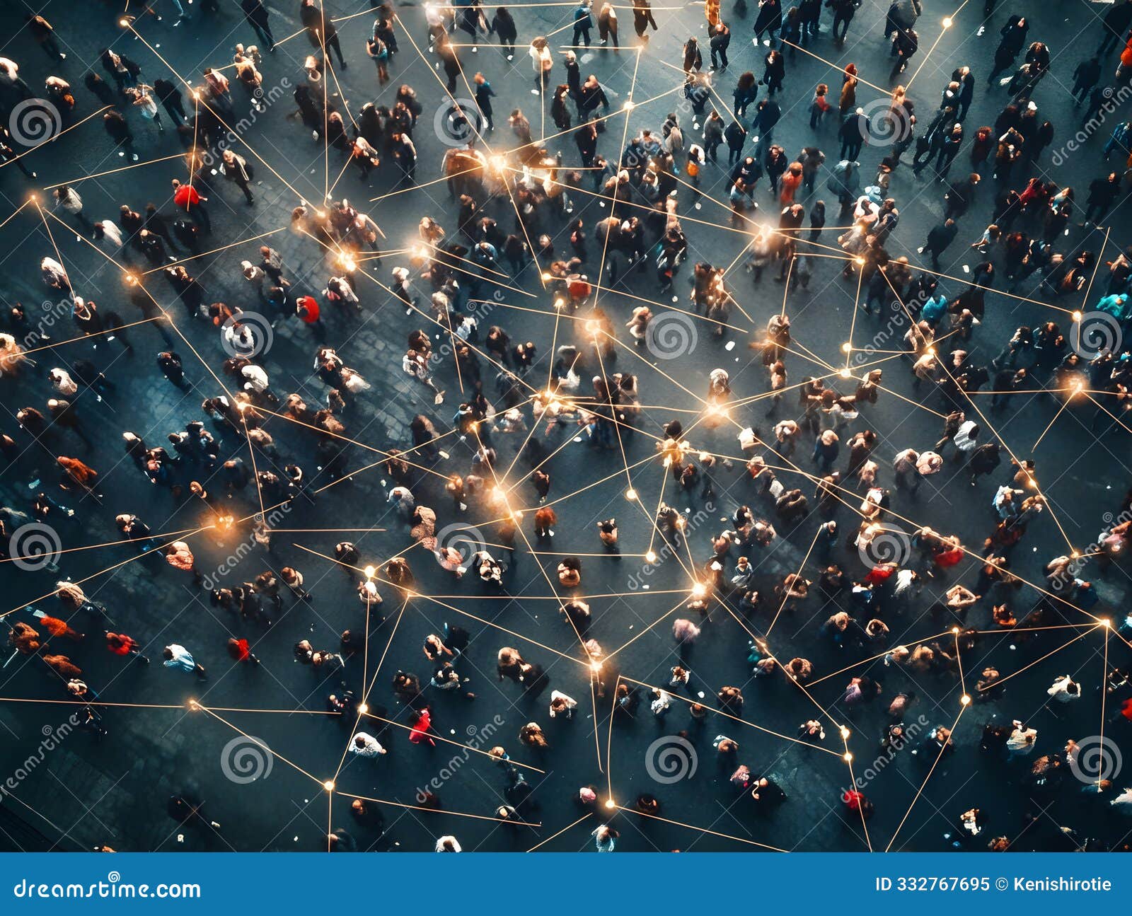 People Human Network Connections Stock Image - Image of communication ...