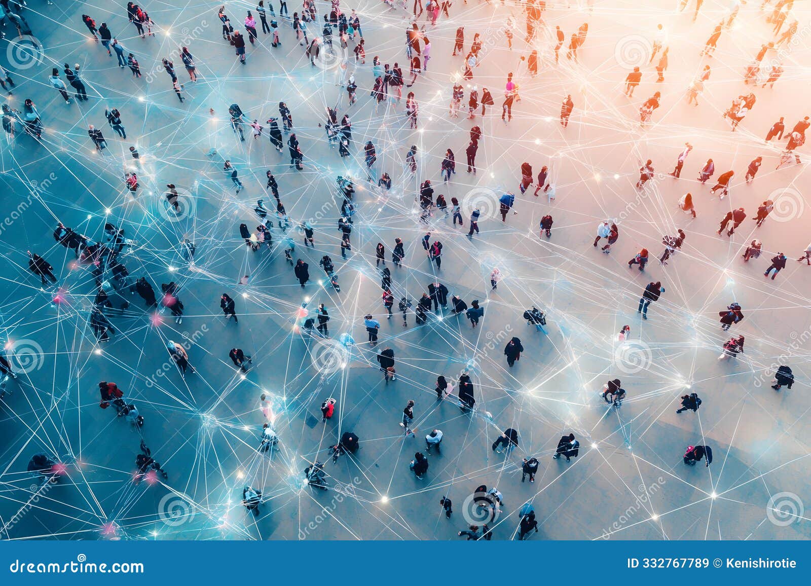 People Human Network Connections Stock Image - Image of mapping, linked ...