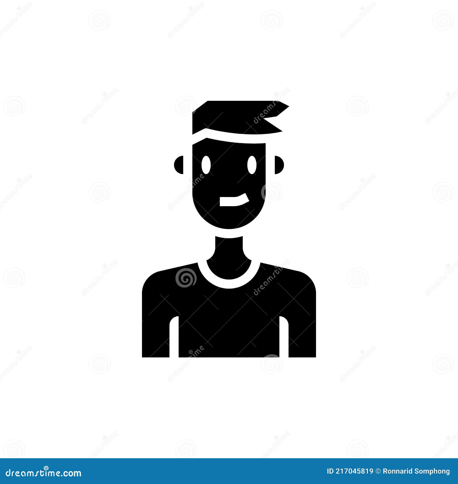 People Icon Boy Vector Illustration Stock Vector - Illustration of user ...