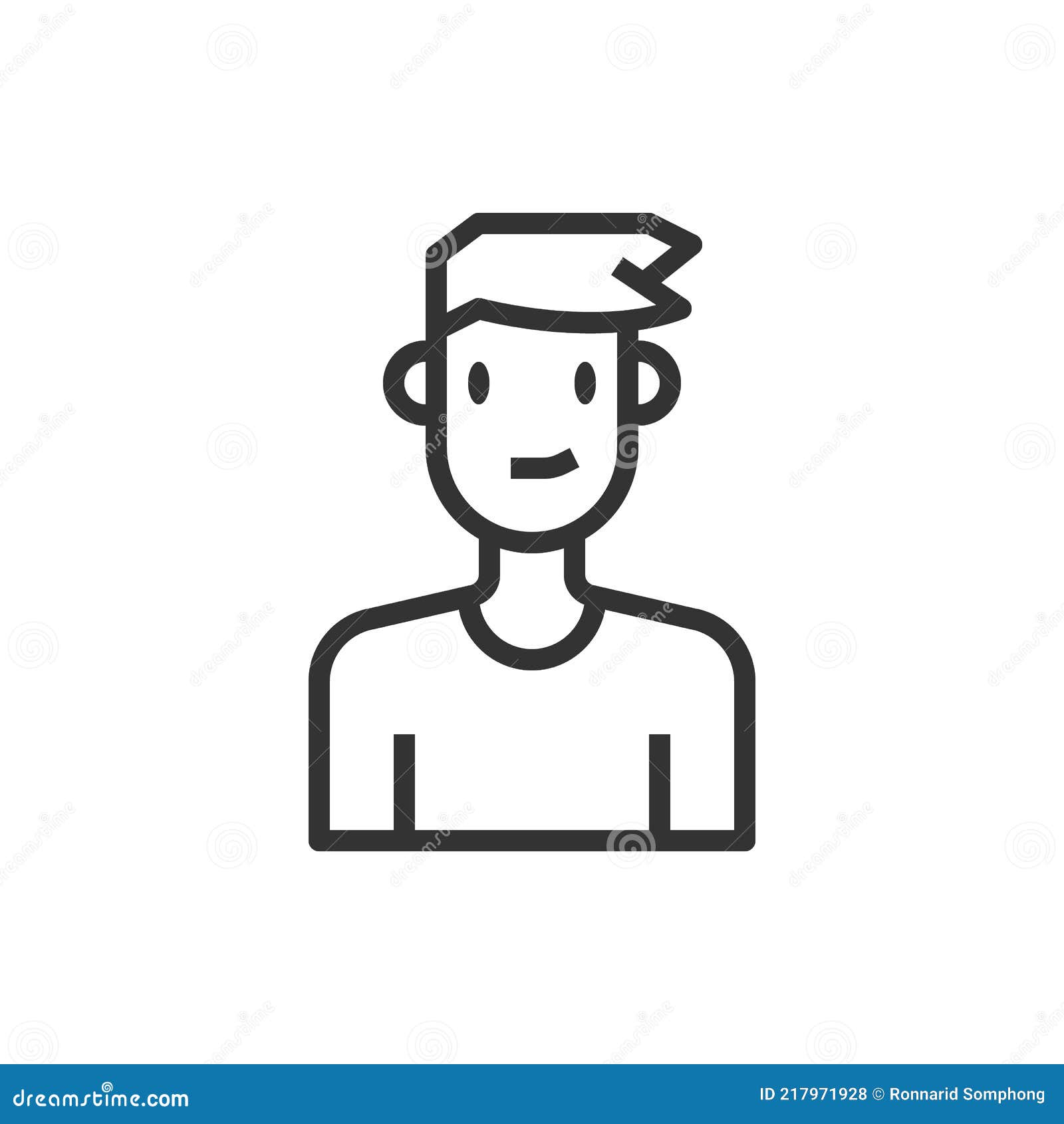 People Icon Boy Vector Illustration Stock Vector - Illustration of ...