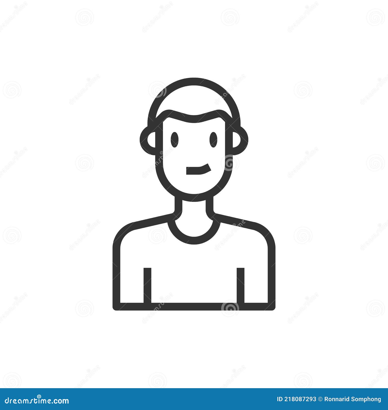 People Icon Boy Vector Illustration Stock Vector - Illustration of user ...