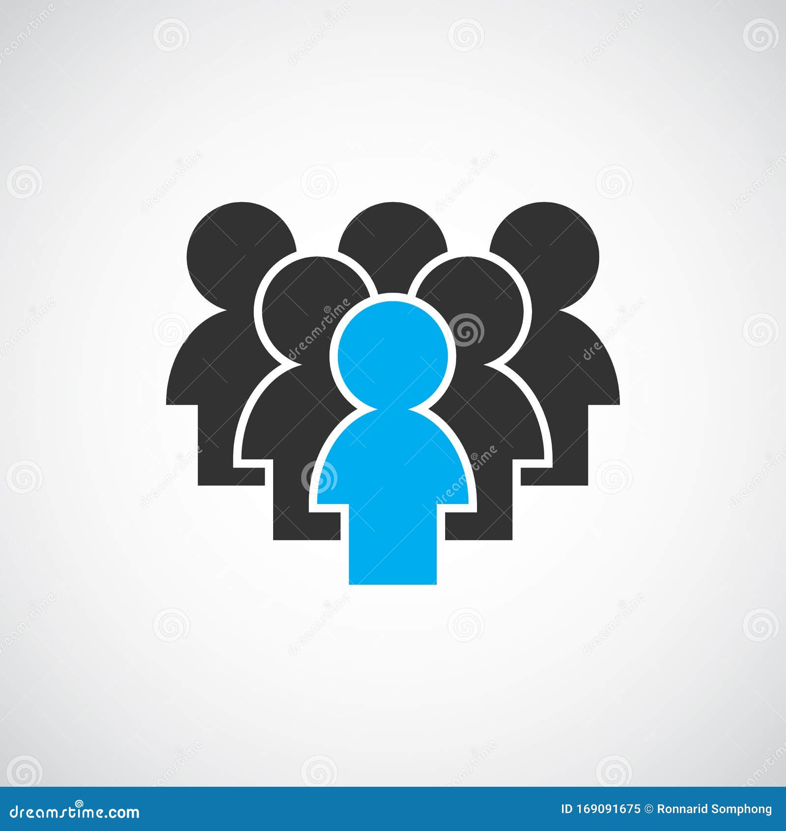 People Icon , Flat Design , Vector Illustration Stock Vector ...