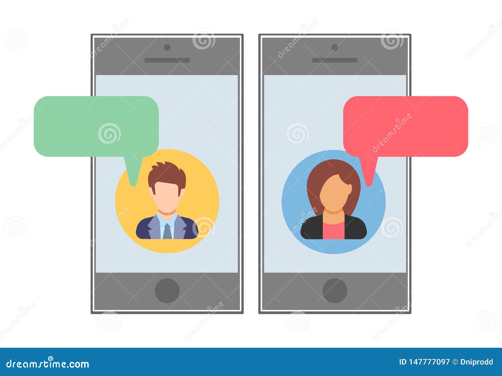 People icon in flat style stock vector. Illustration of online - 147777097