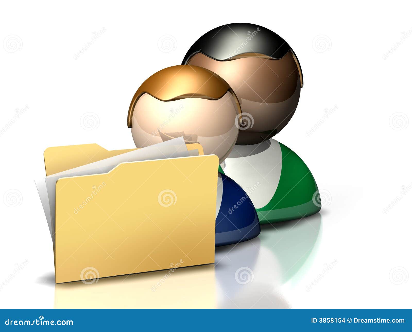 People Icon: Folder stock illustration. Illustration of person - 3858154