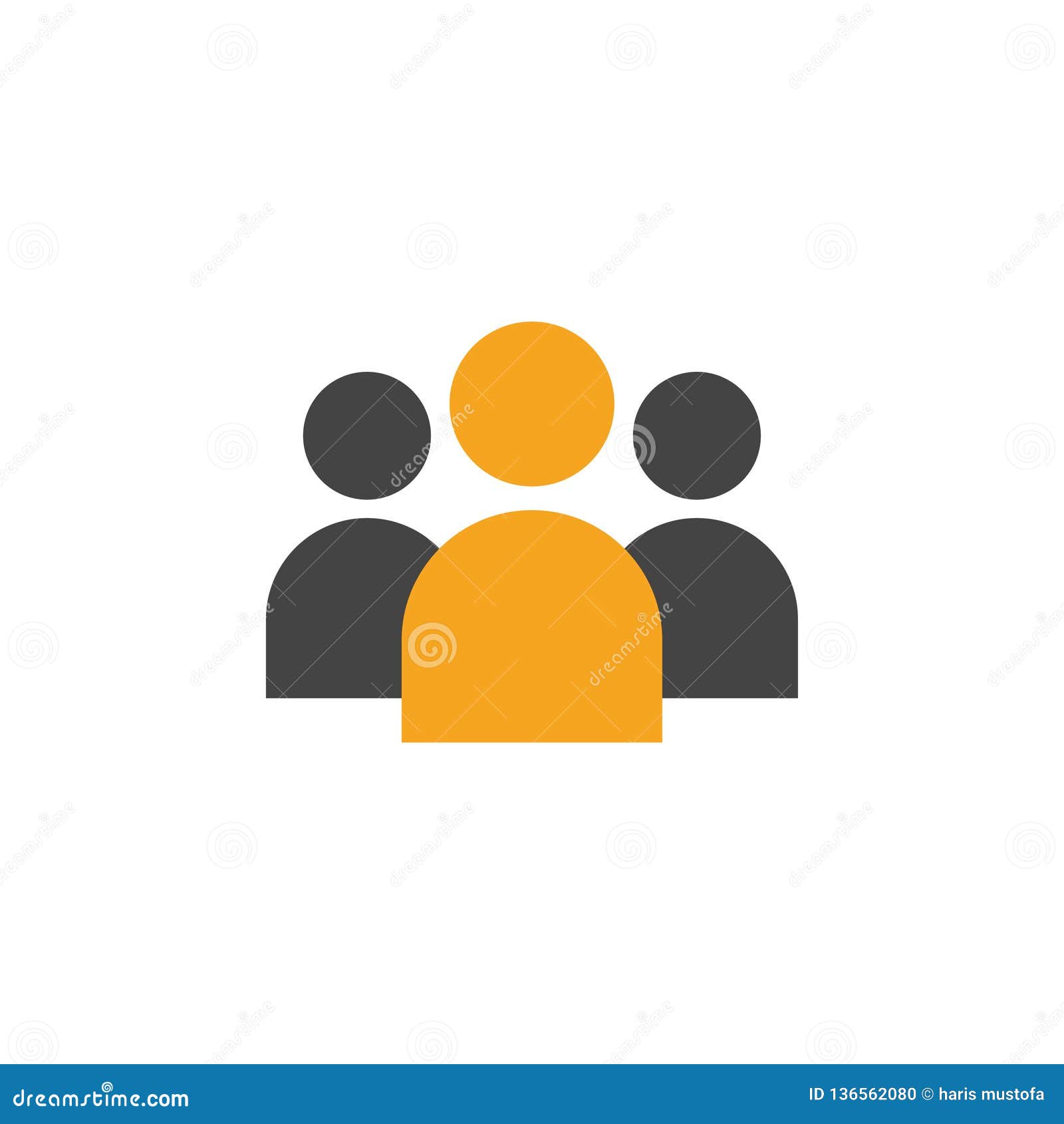 People Icon Graphic Design Template Vector Stock Vector - Illustration ...