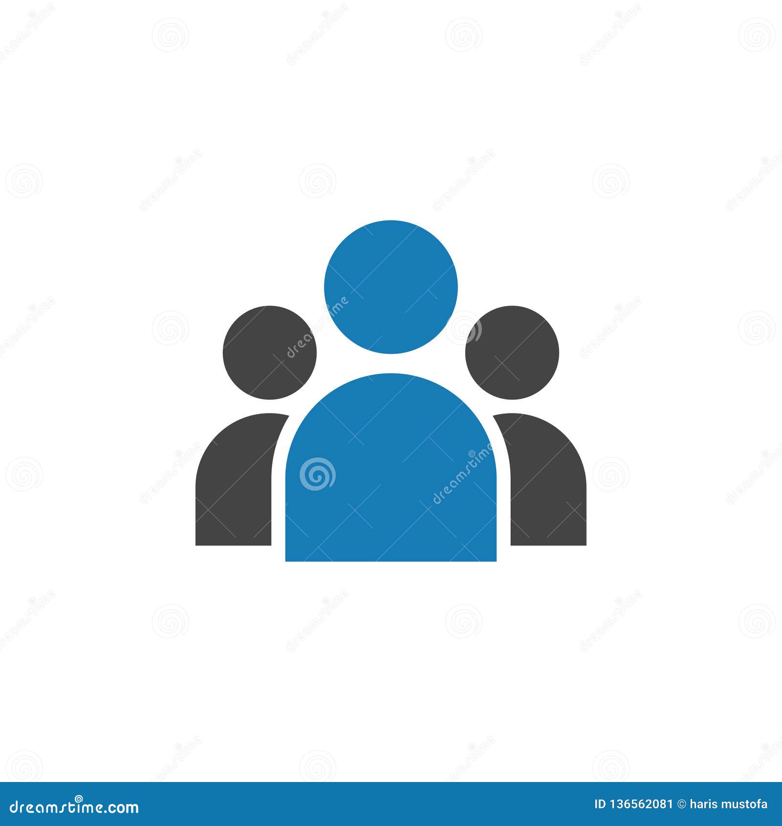 People Icon Graphic Design Template Vector Stock Vector - Illustration ...