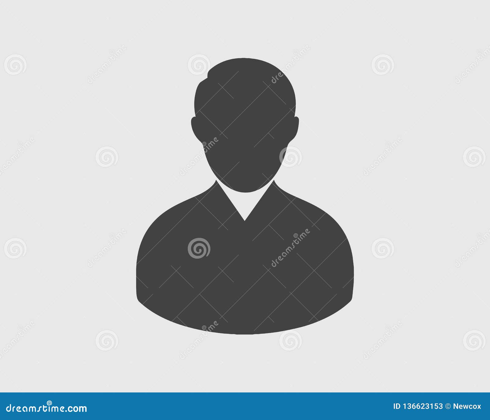People Icon on Gray Background Stock Vector - Illustration of black ...