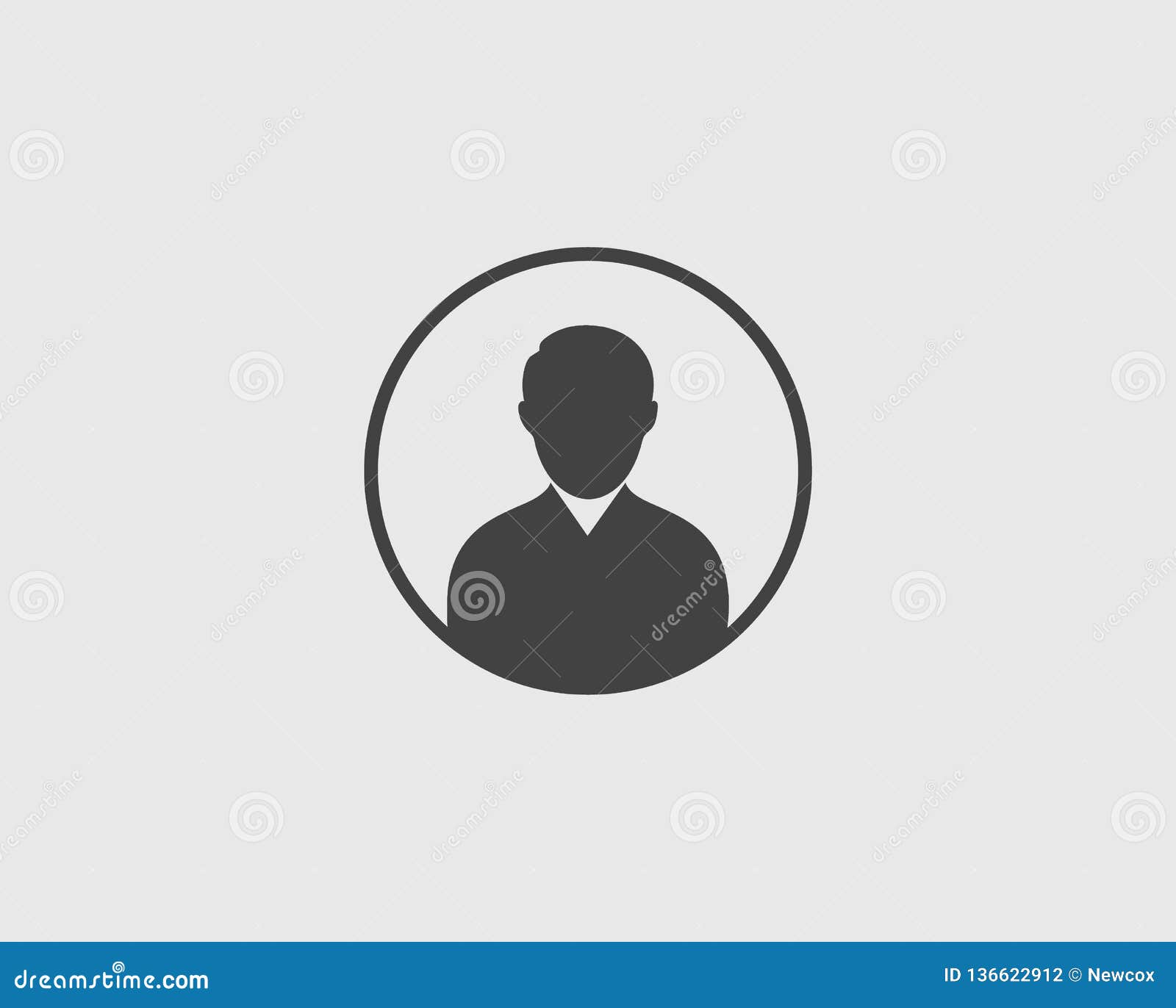 People Icon on Gray Background Stock Vector - Illustration of group ...