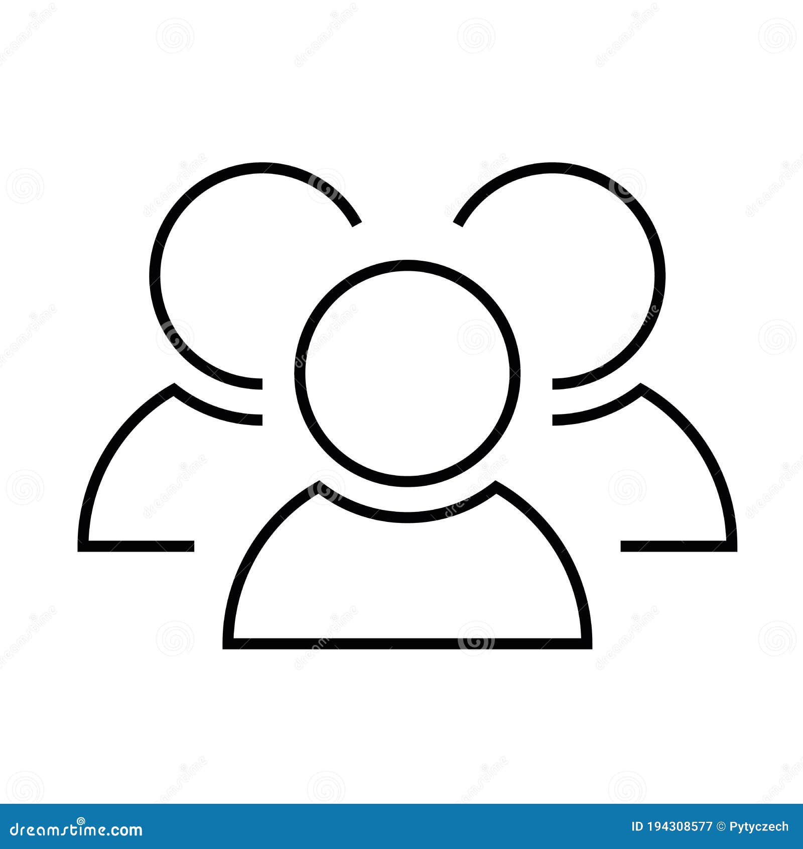 3 People Icon. Group of Persons. Simplified Human Pictogram Stock ... 3 People Icon. Group of Persons. Simplified Human Pictogram Stock ...