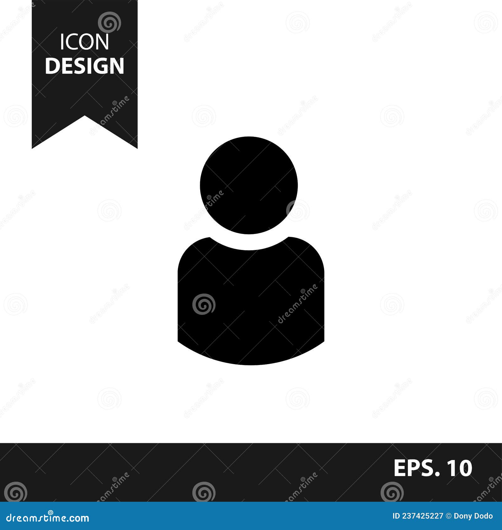 People Icon, Isolated. Flat Design on White Background Stock Vector ...