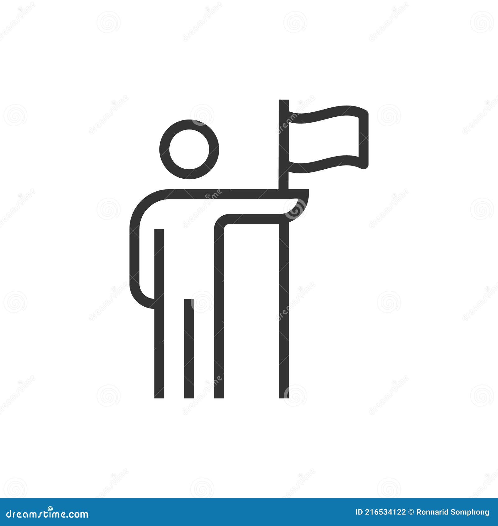 People Icon Line Business Vector Stock Vector - Illustration of ...