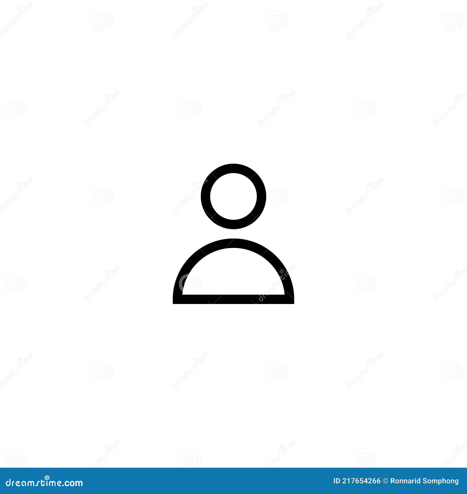 People Icon Line Person Vector Stock Vector - Illustration of partner ...