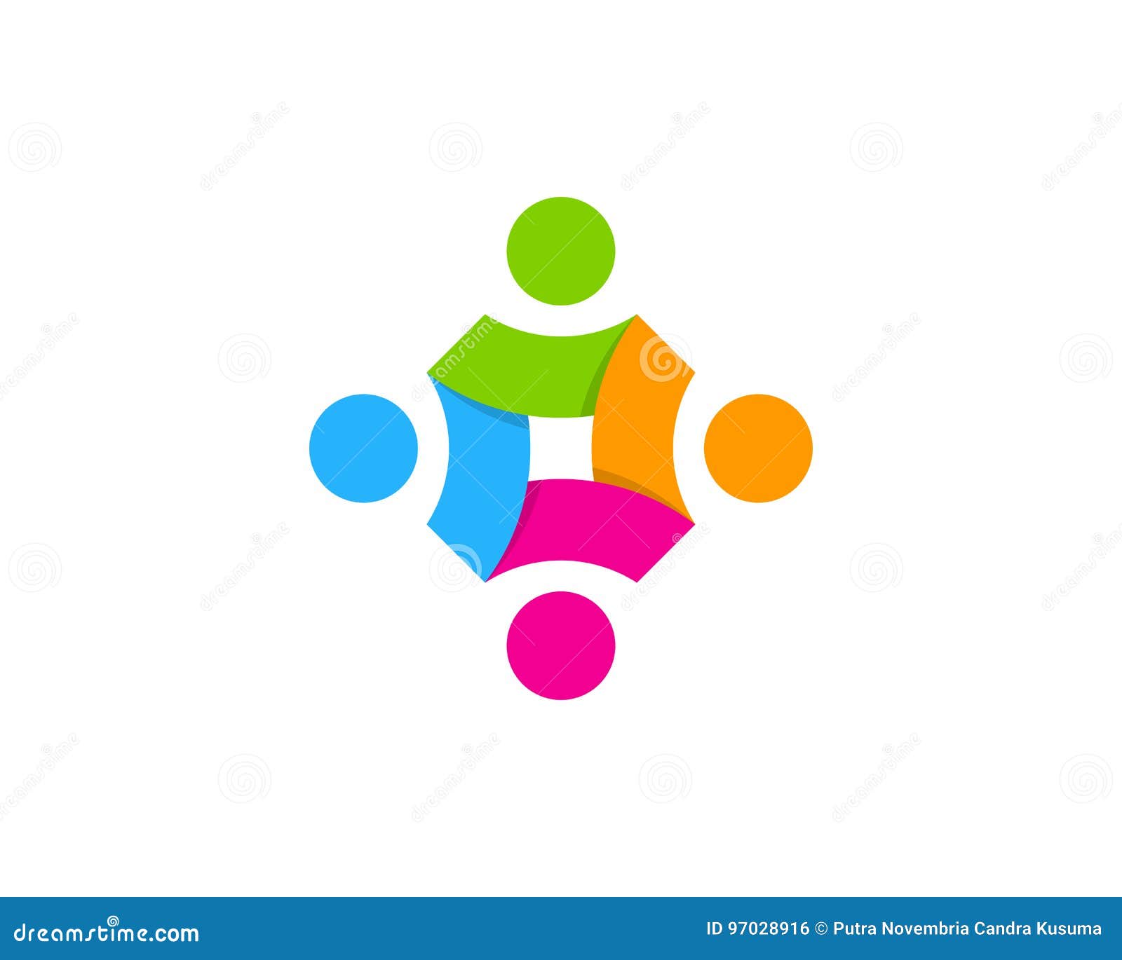 People Icon Logo Design Element Stock Vector - Illustration of connect ...
