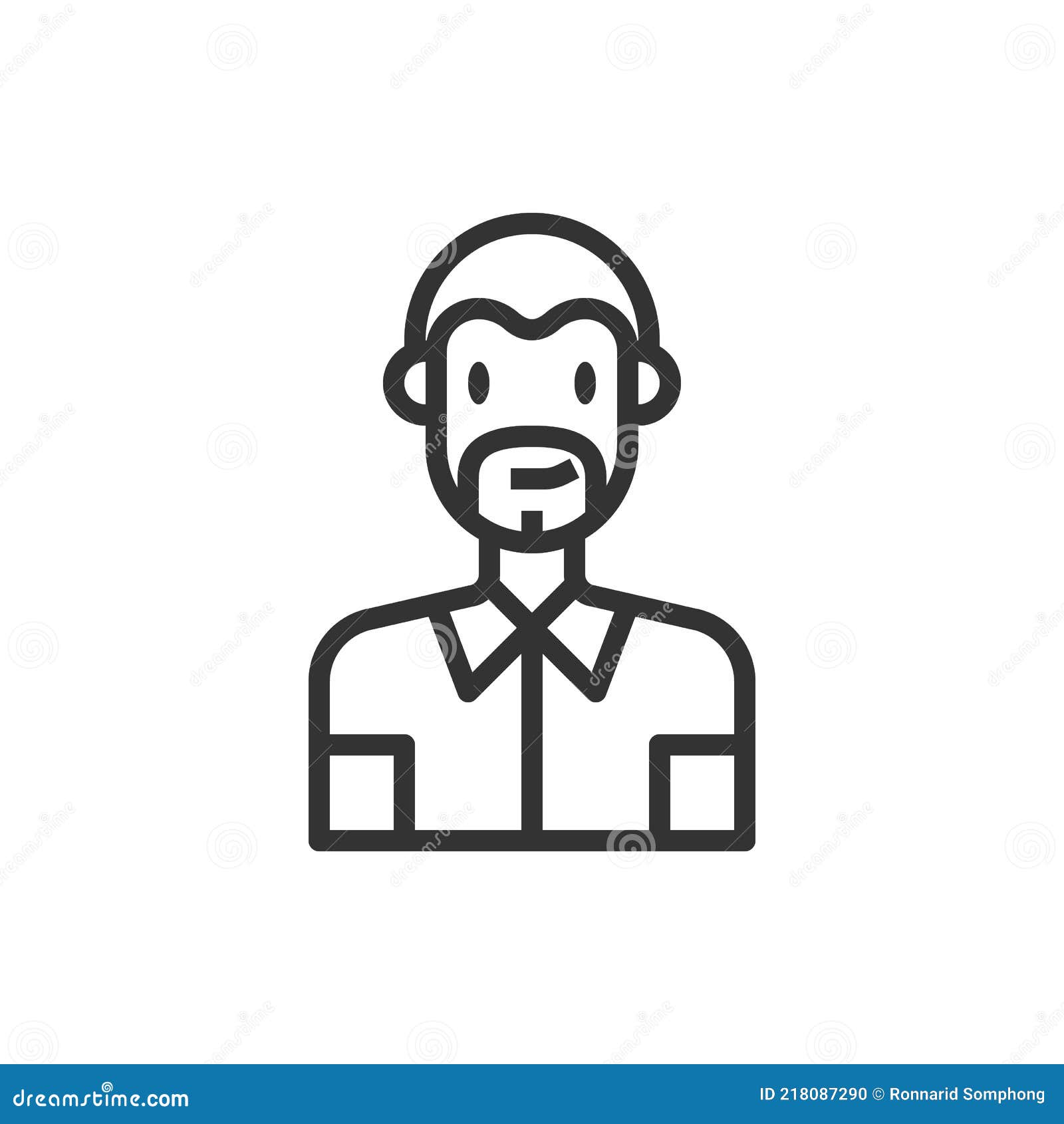 People Icon Man Vector Illustration Stock Vector - Illustration of ...