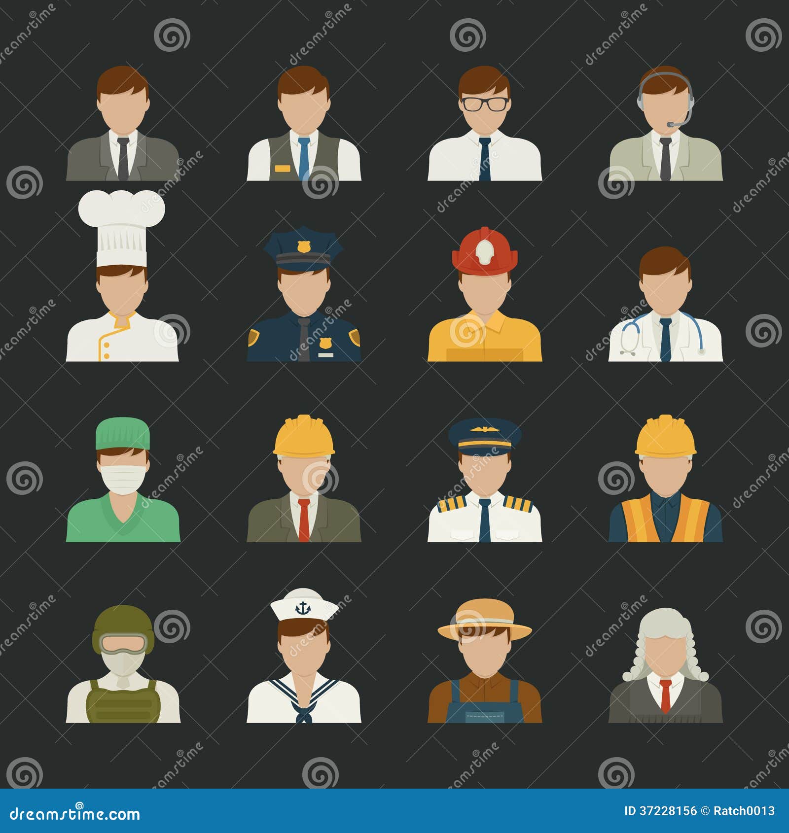Icon Professions Stock Illustrations – 8,013 Icon Professions Stock ...