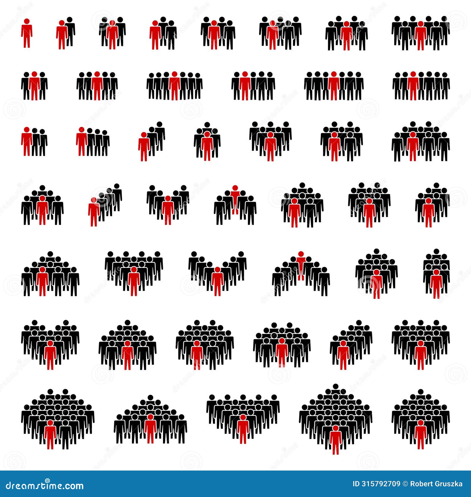 People icon set stock vector. Illustration of leadership - 315792709