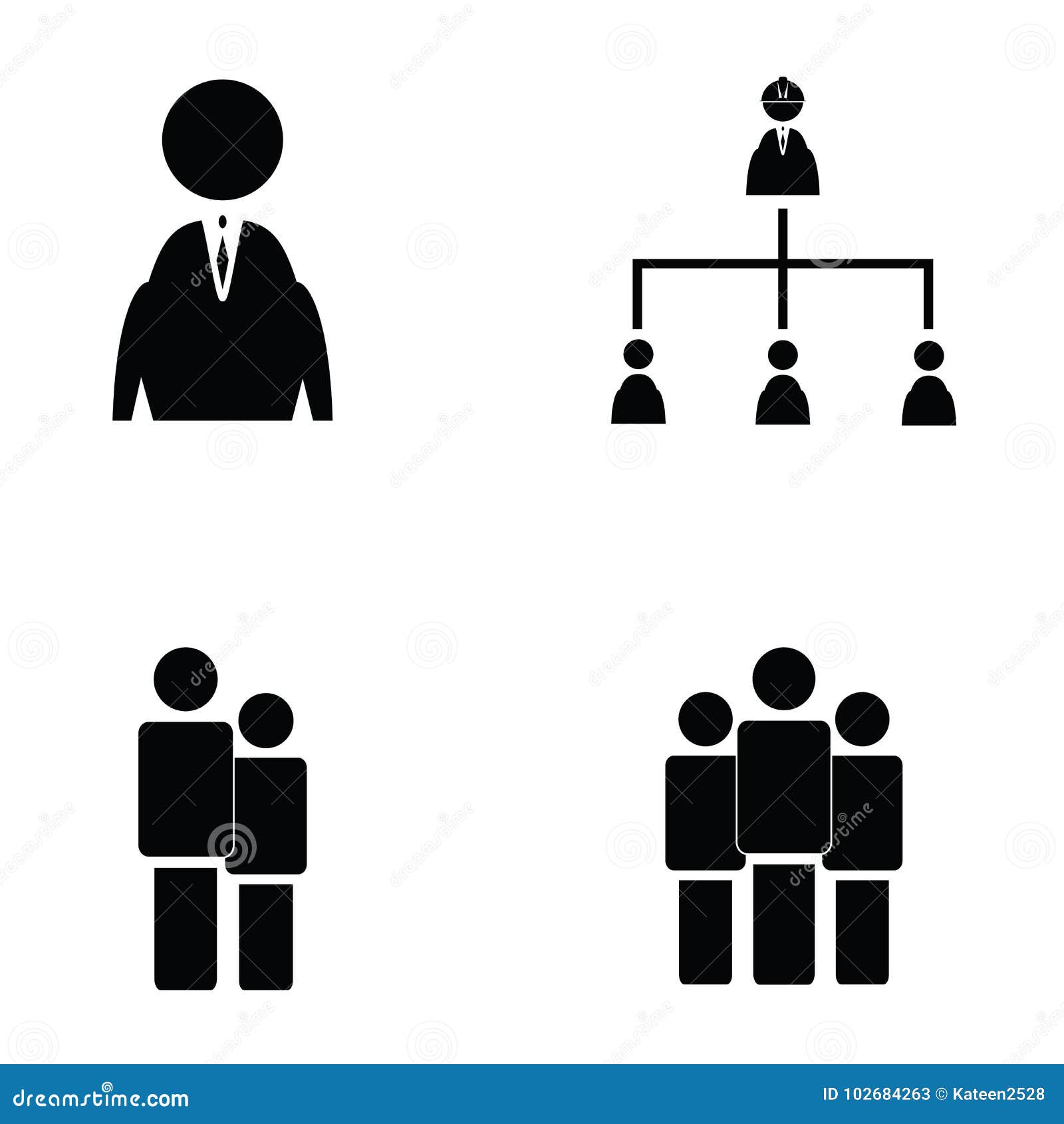 People icon set stock vector. Illustration of discussion - 102684263