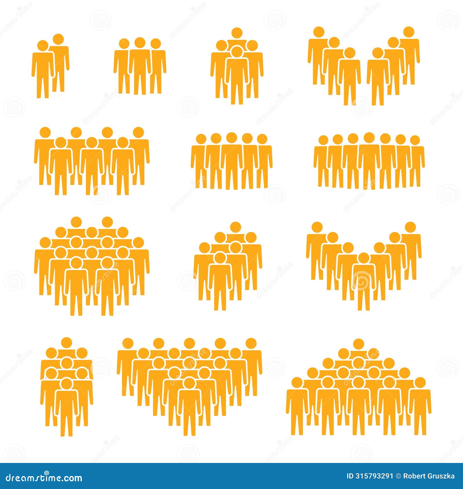 People icon set stock vector. Illustration of community - 315793291