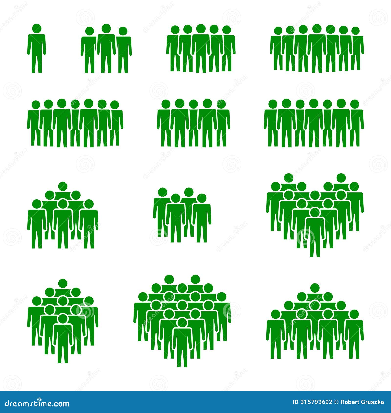 People icon set stock vector. Illustration of white - 315793692