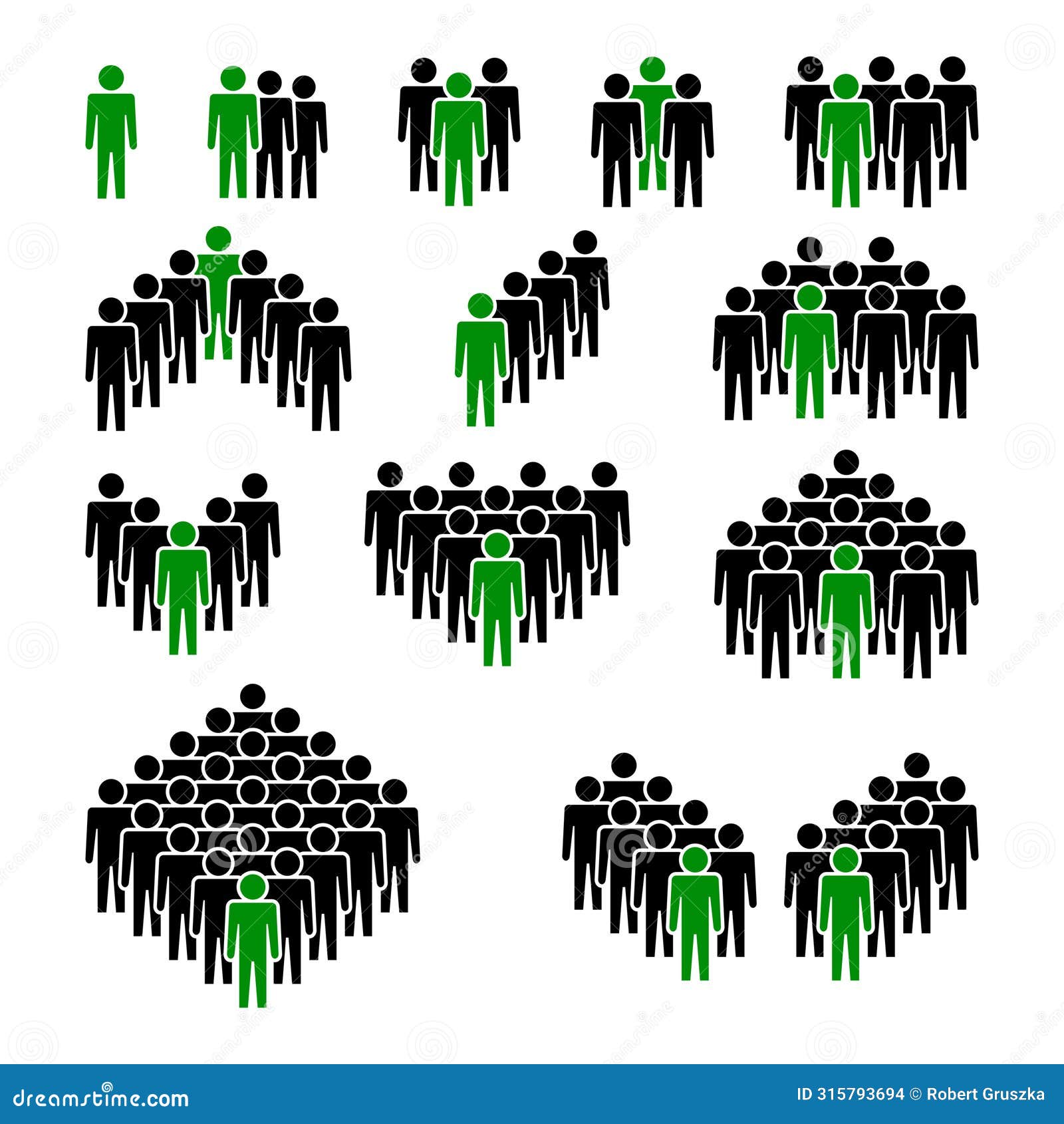People icon set stock vector. Illustration of graphics - 315793694