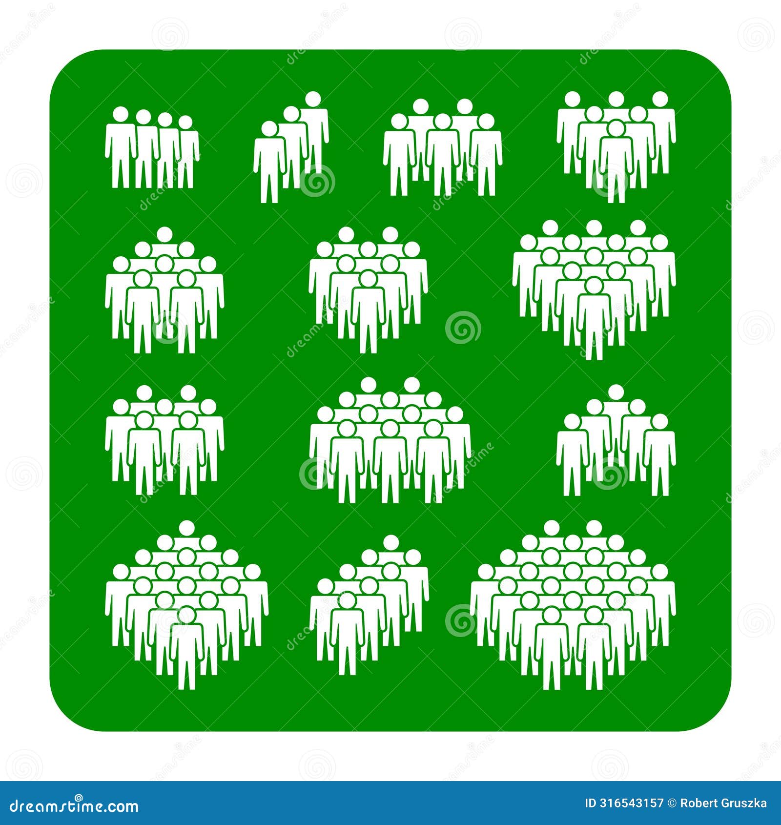 People icon set stock vector. Illustration of community - 316543157