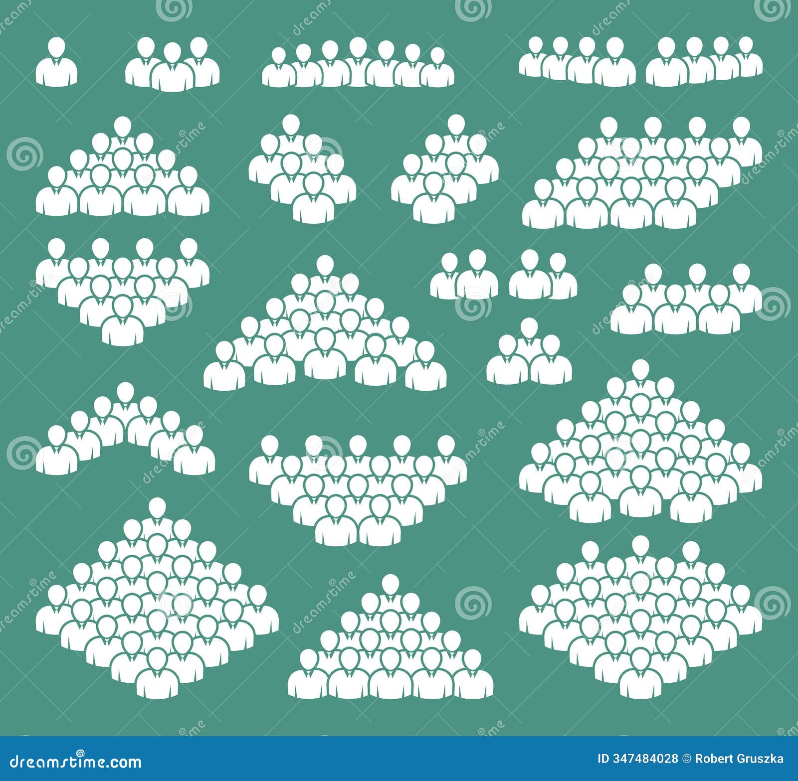 People icon set. stock vector. Illustration of community - 347484028
