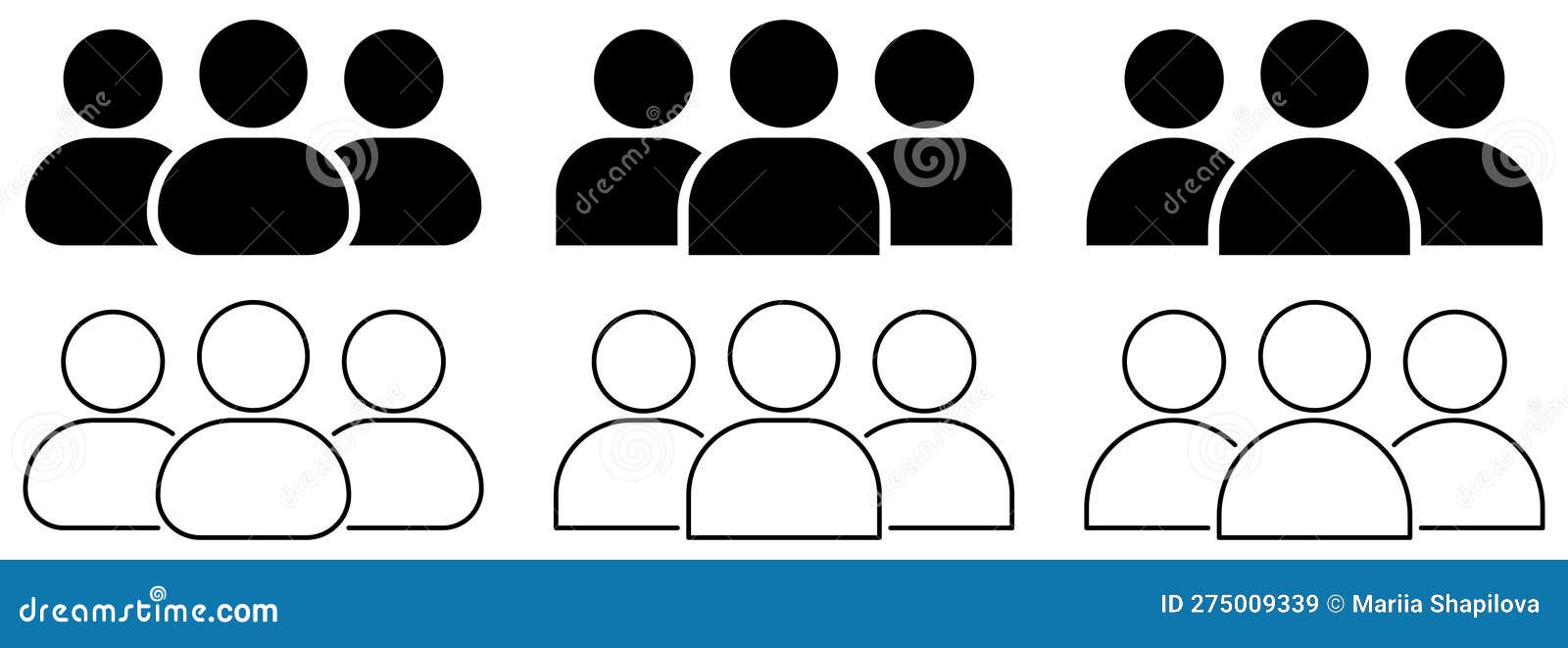 People icon set stock illustration. Illustration of corporate - 275009339