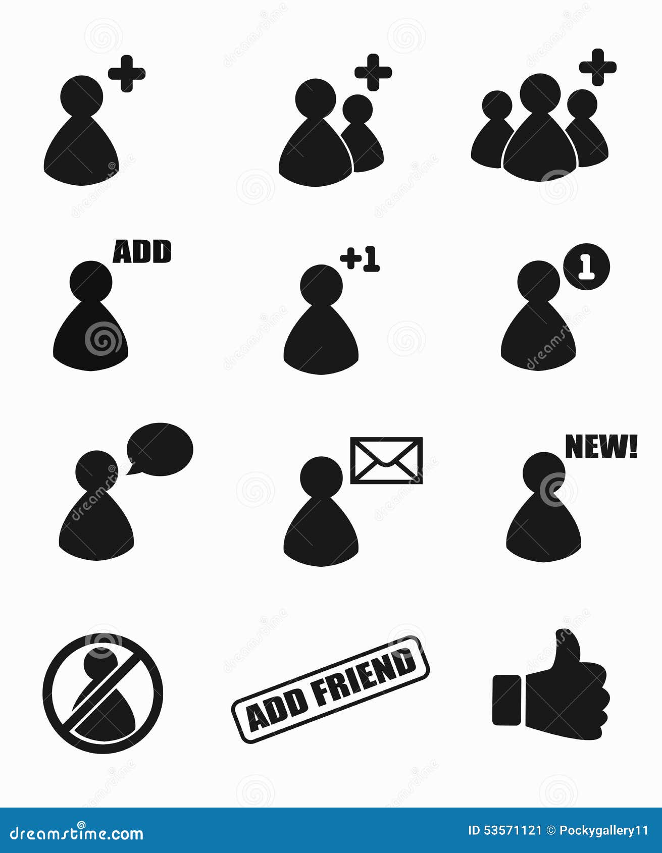 People icon stock vector. Illustration of like, member - 53571121