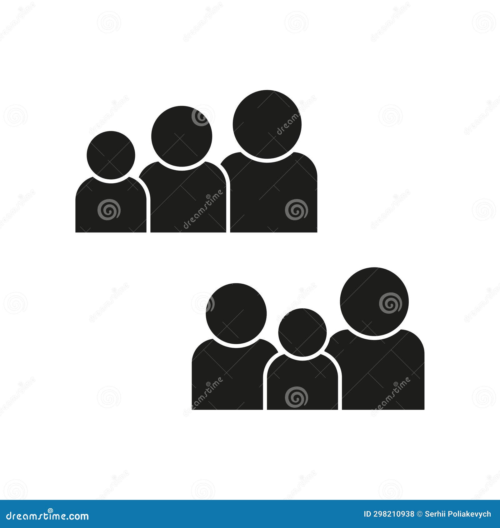 People Icon. Vector Illustration. EPS 10 Stock Vector - Illustration of ...