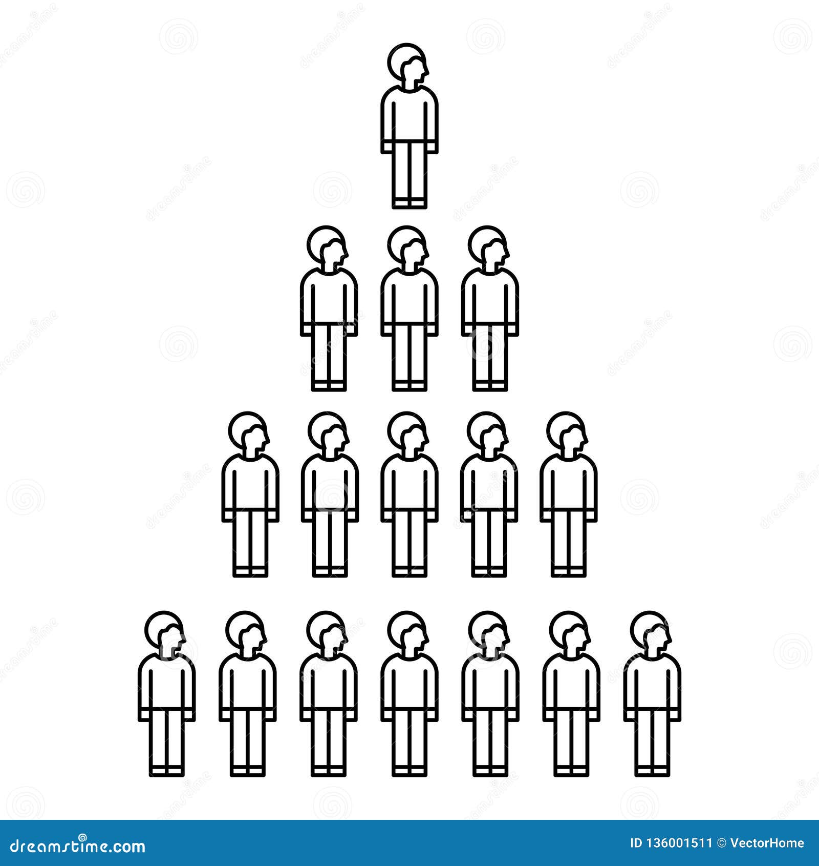 8 People Icon, Vector Illustration Stock Vector - Illustration of sign ...