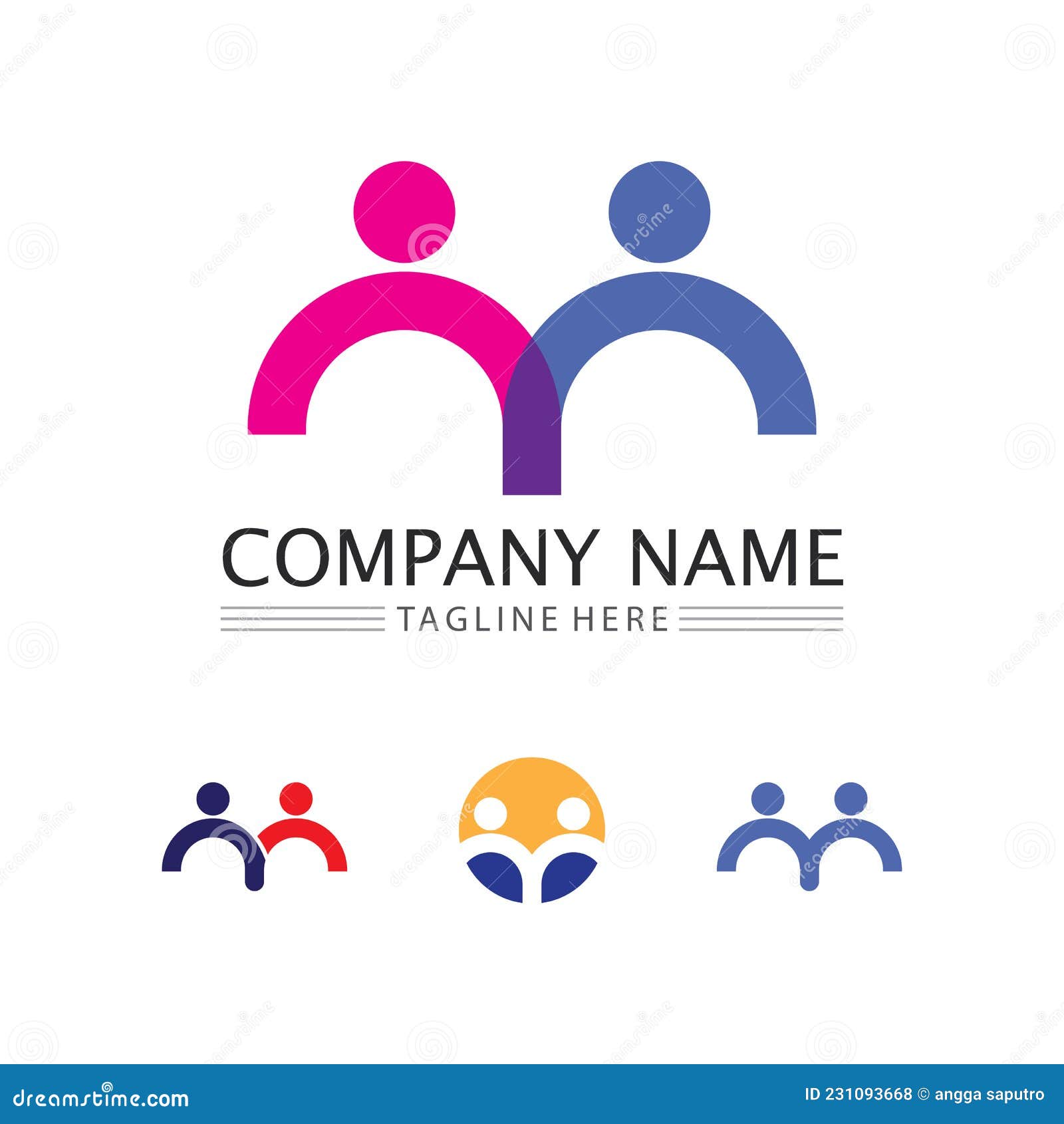 People Icon Work Group Vector Stock Vector - Illustration of ...