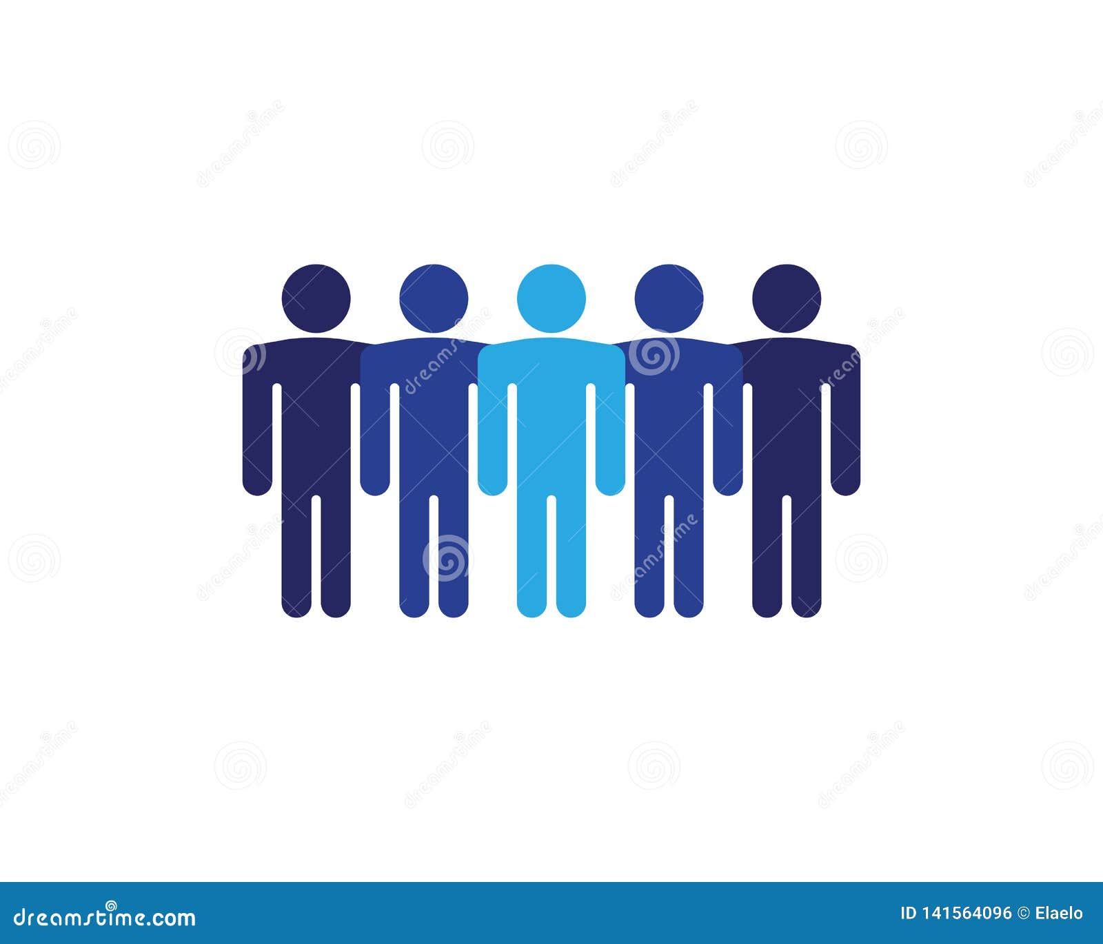 People Icon Work Group Vector Stock Vector - Illustration of leadership ...