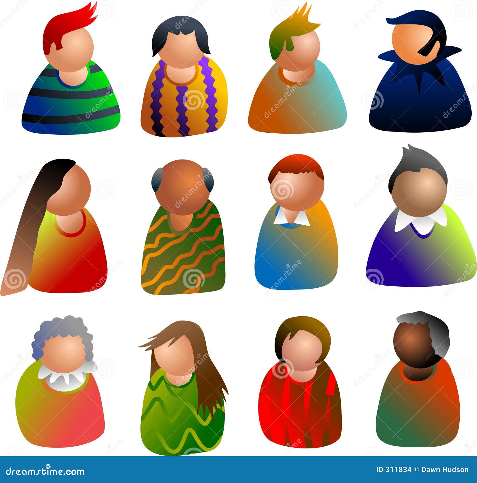 People icons stock vector. Illustration of people, life - 311834