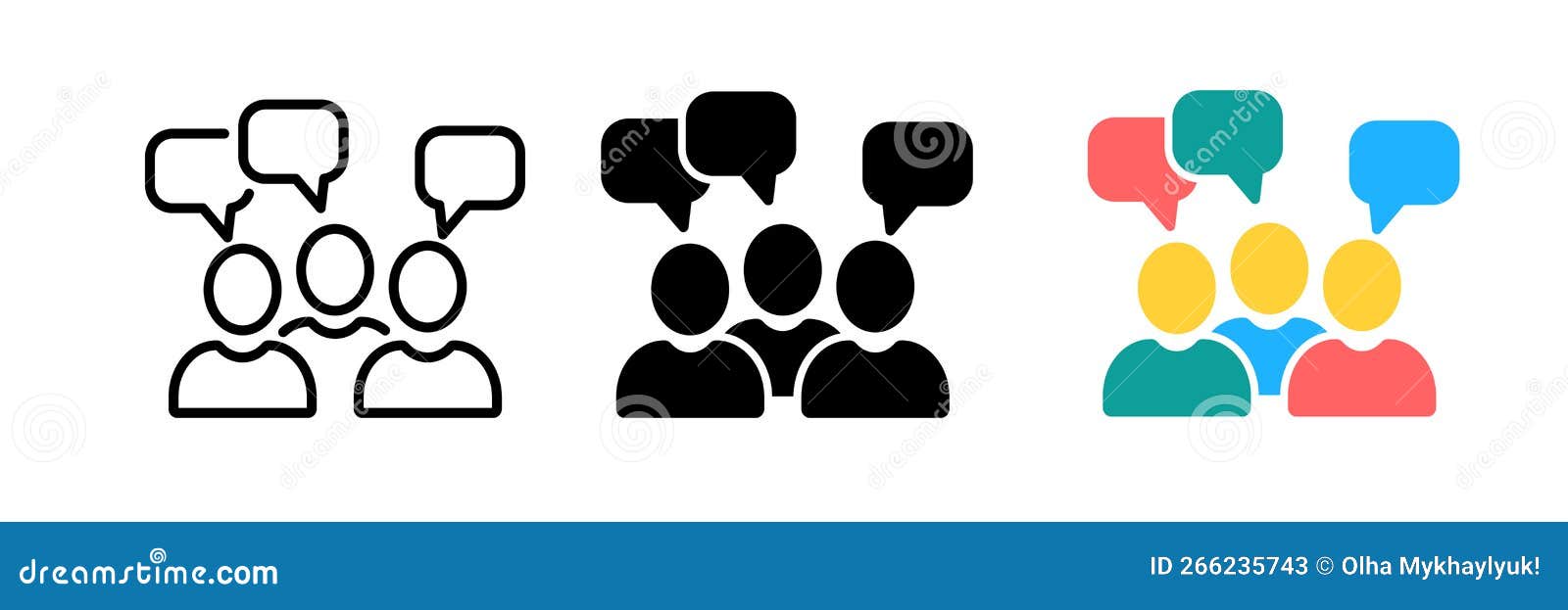 People Icons with Colorful Dialog Speech Bubbles Eps 10 Stock ... People Icons with Colorful Dialog Speech Bubbles Eps 10 Stock ...