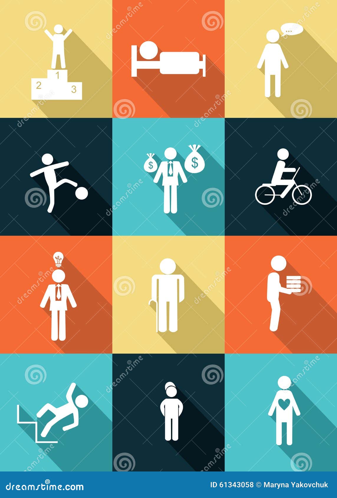 The people icons stock vector. Illustration of design - 61343058