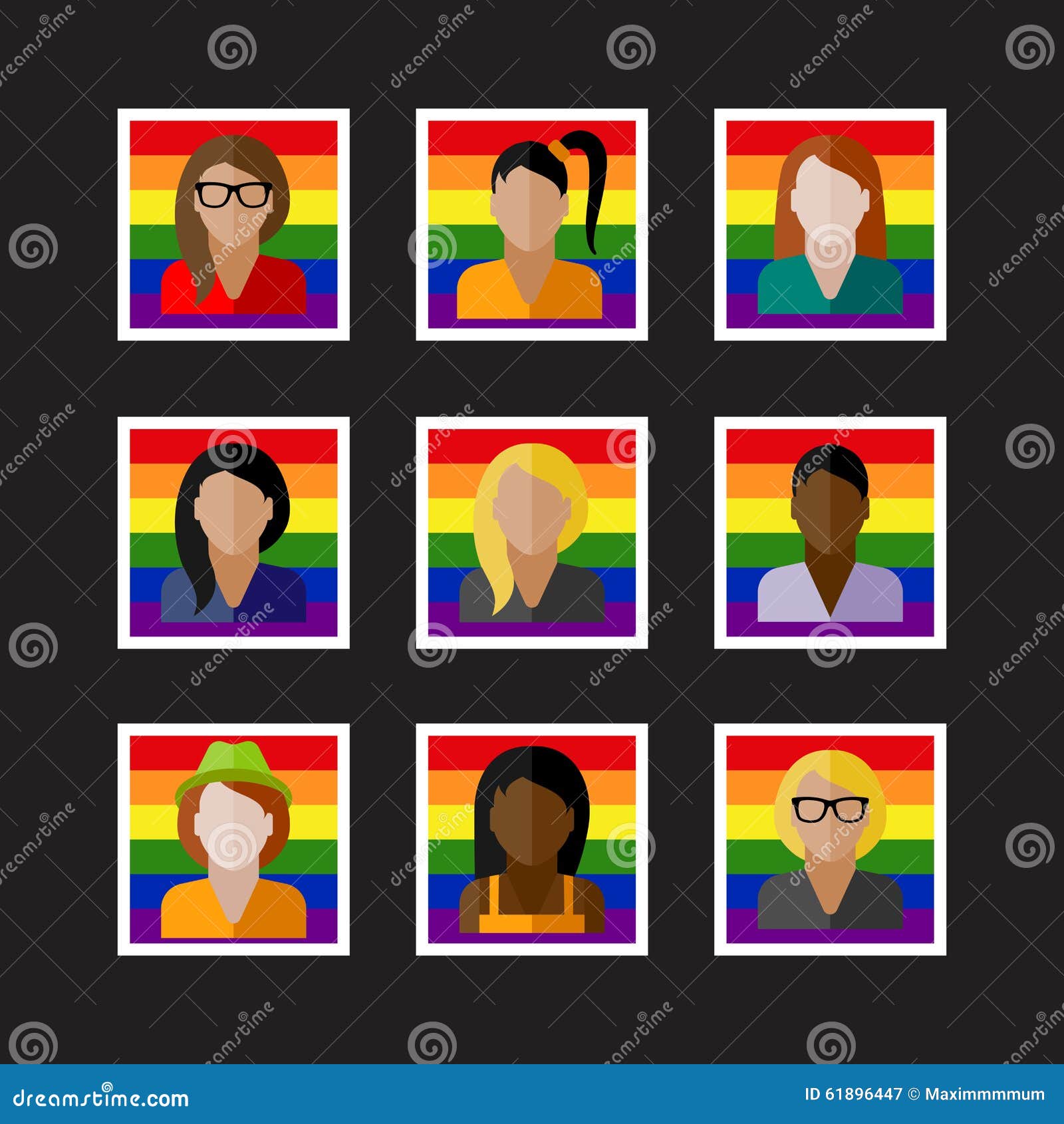 LGBT Community Concept Poster Design Template Background Stock ...