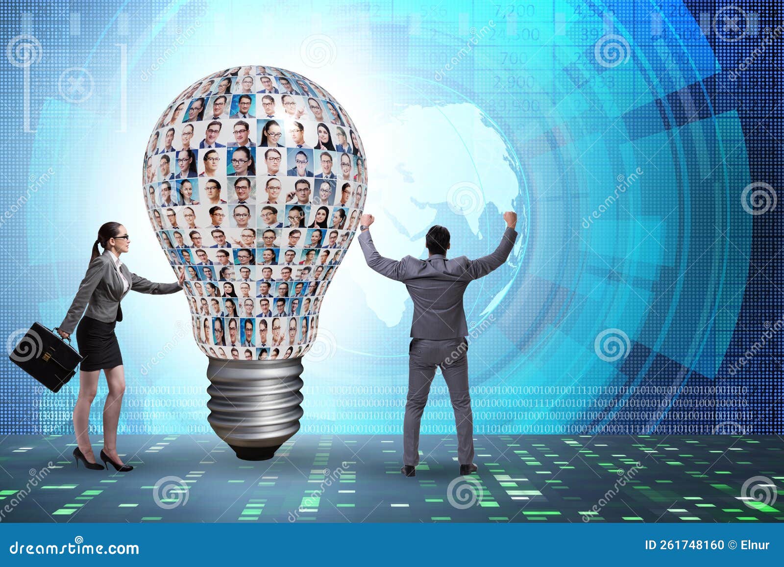 People in Idea and Diversity Concept Stock Photo - Image of businessman ...